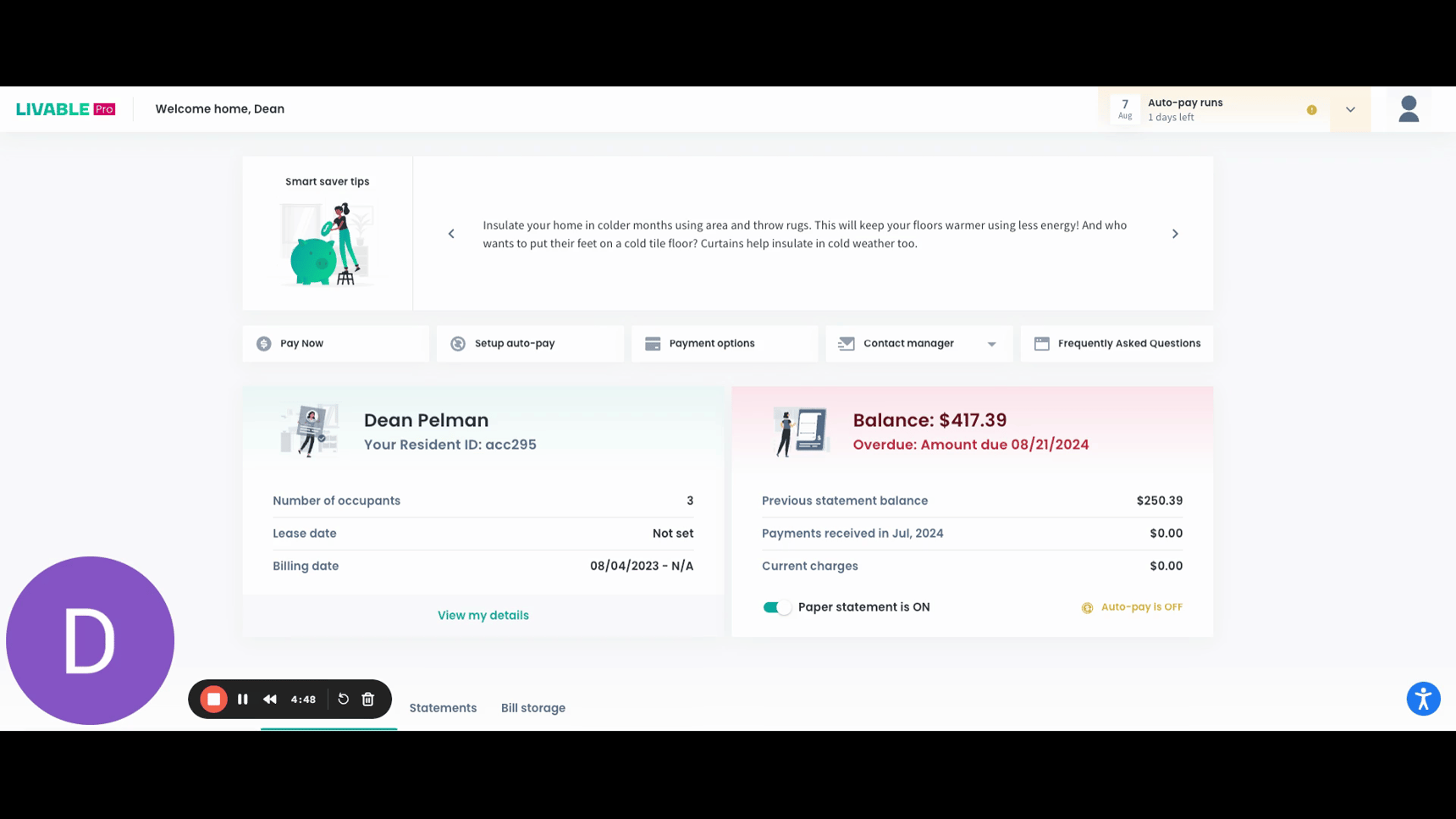 Exploring the Resident Portal